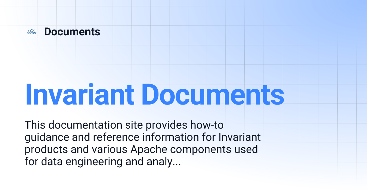 Invariant Documents | Documents
