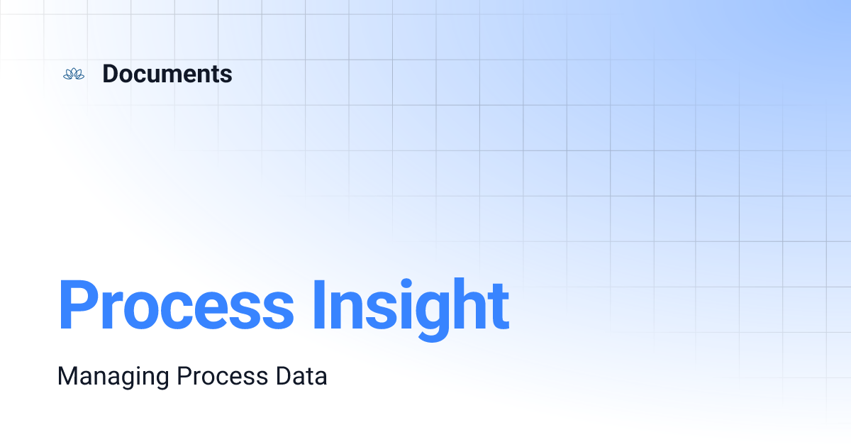 Process Insight | Documents